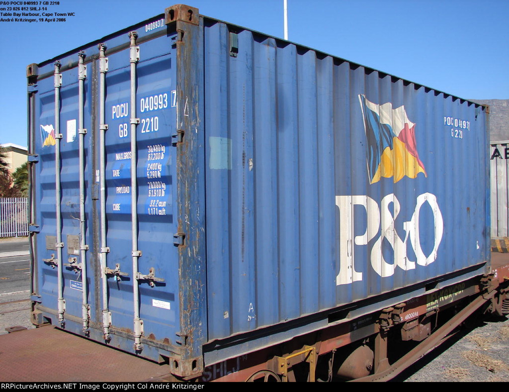 P&O 22G1 POCU 040993 7