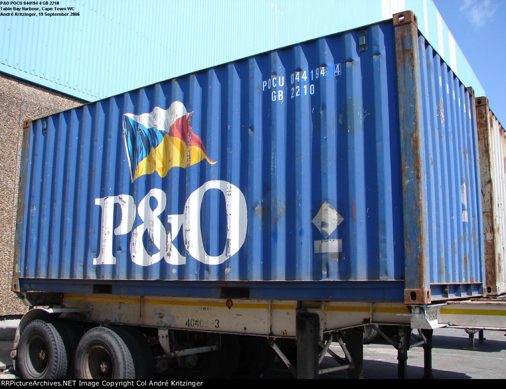 P&O 22G1 POCU 044194 4