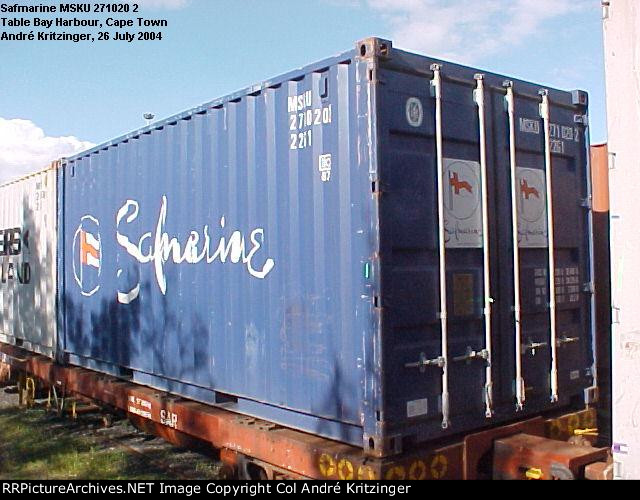 Safmarine 22G1 MSKU 271020 2