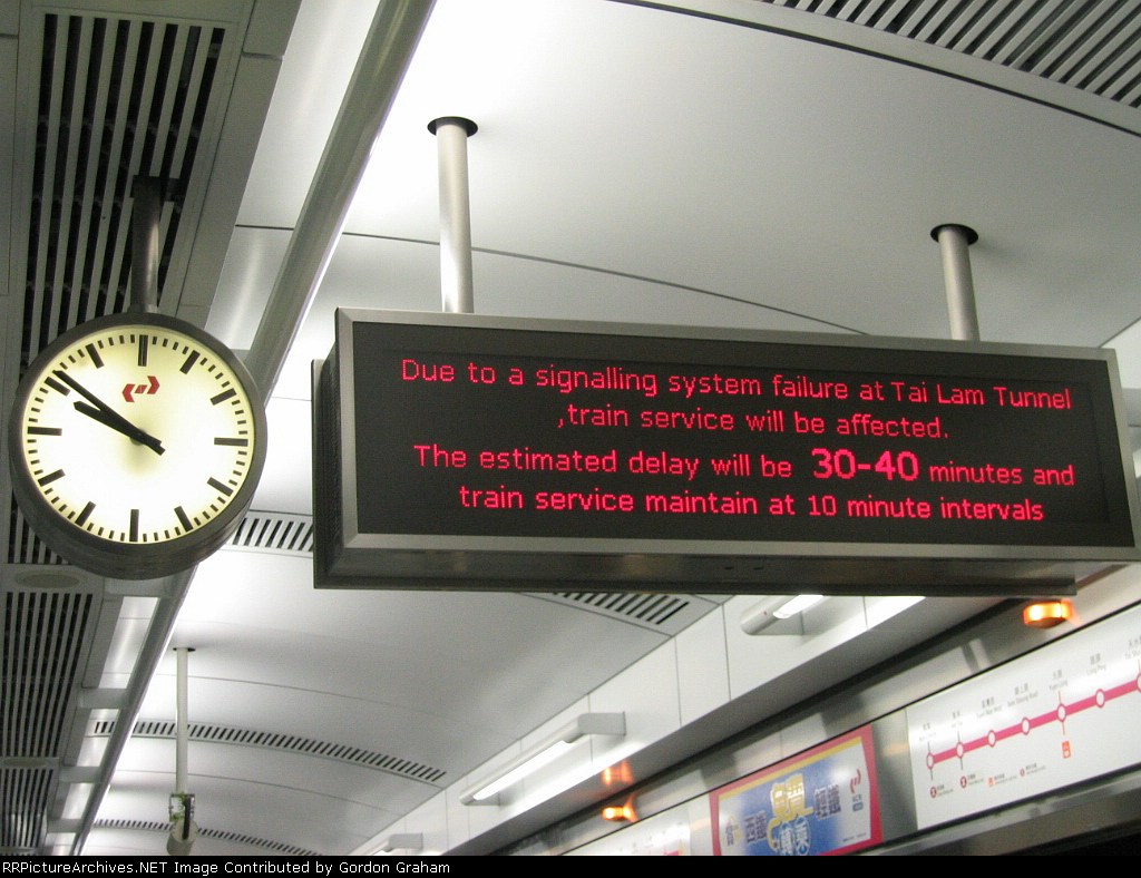 Emergency Notice of Signal Failure