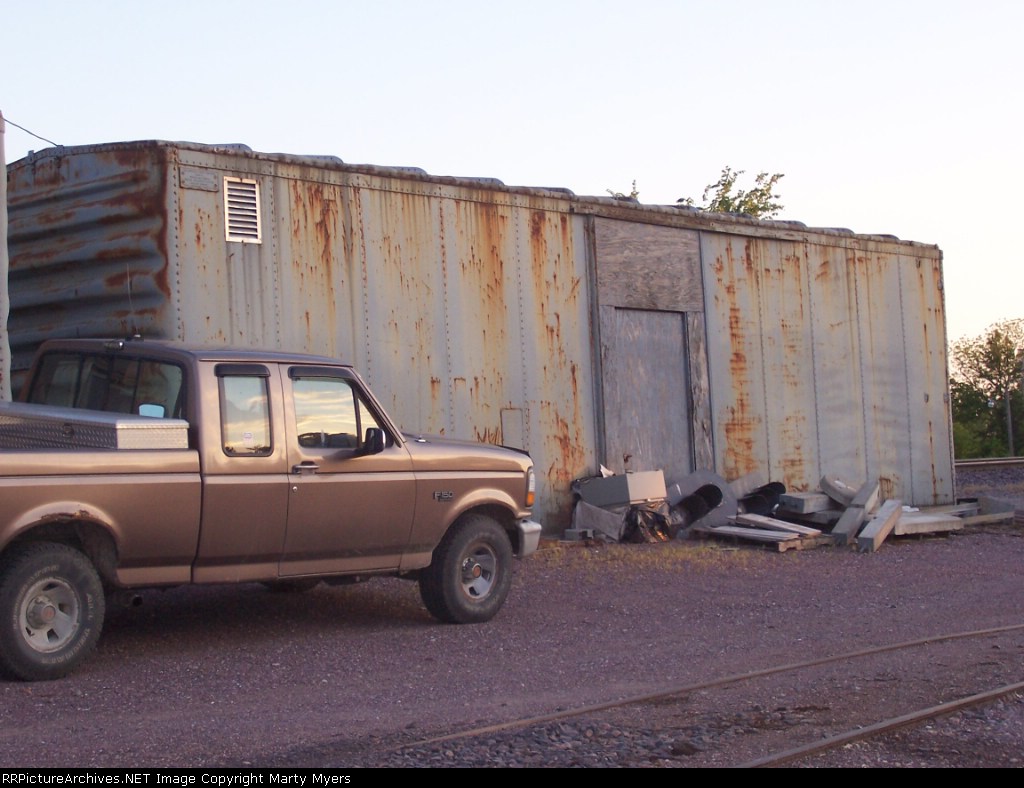 Another ex CNW boxcar/station