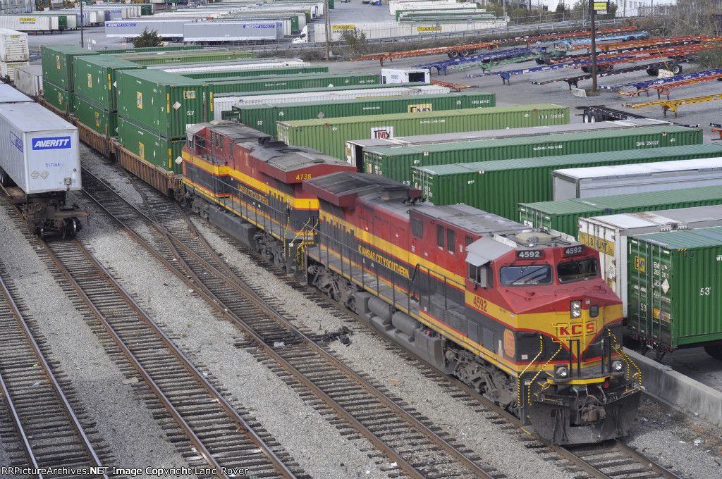 KCS 4592 In The Yard At Inman