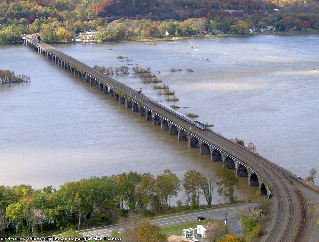High Above the Rockville Bridge