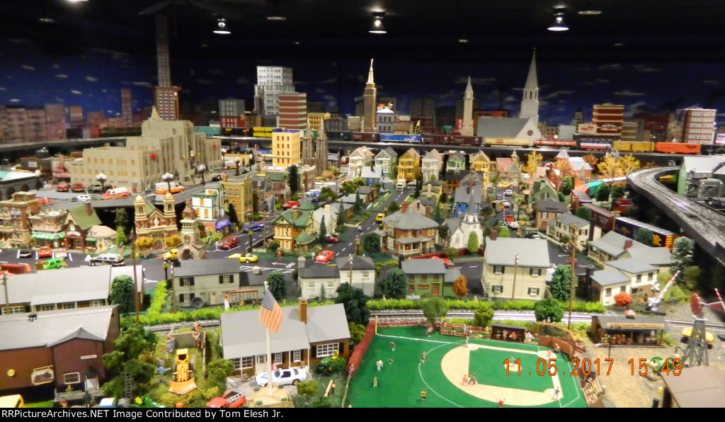 Town & City on Corner Field Model Railroad Museum & Hobby Shop