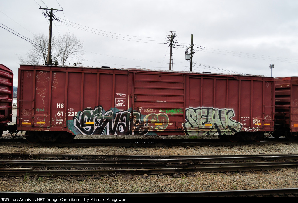 HS 61228 50-6 ft Single Door Boxcar (side A)