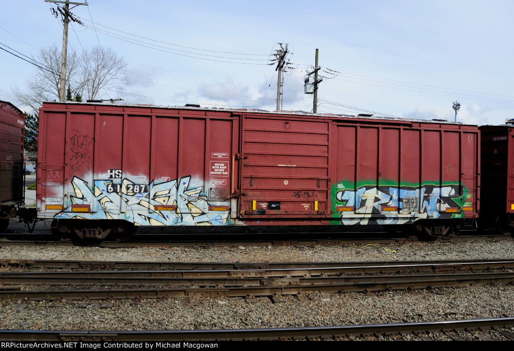 HS 61287 50-6 ft Single Door Boxcar (side A)