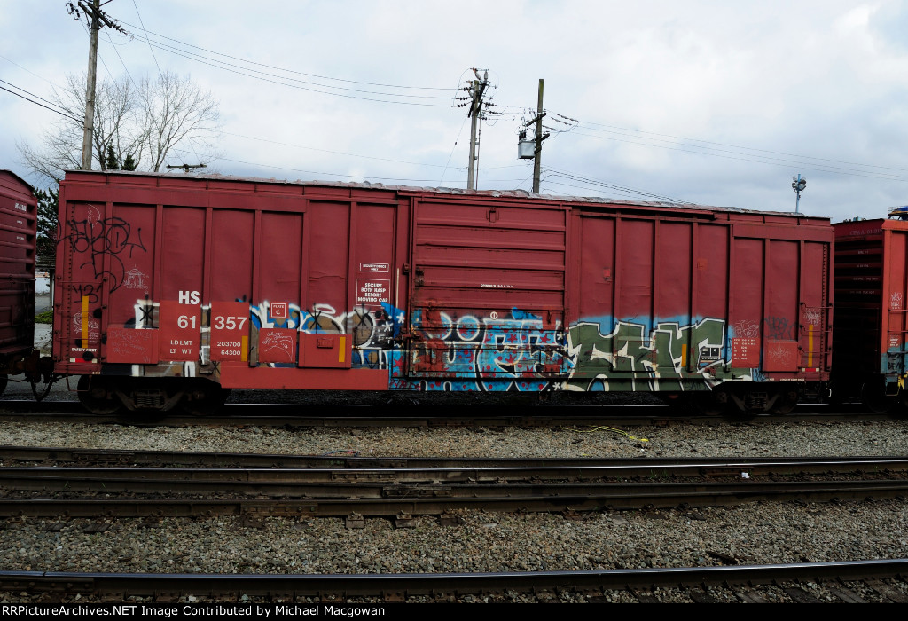 HS 61357 50-6 ft Single Door Boxcar (side B)