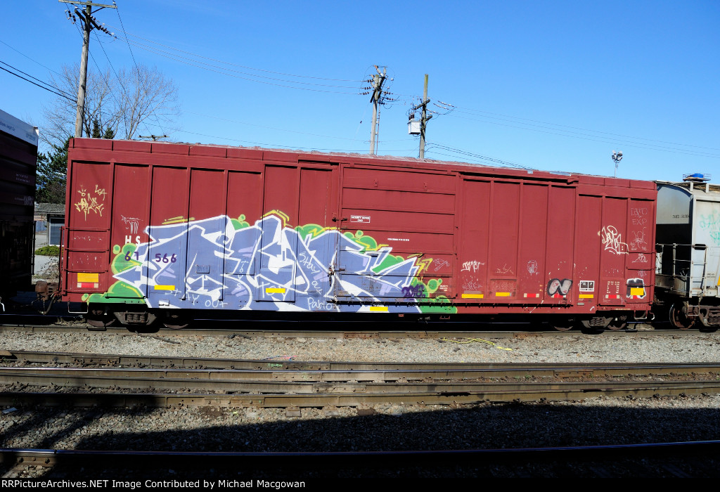 HS 61566 50-6 ft Single Door Boxcar (side B)