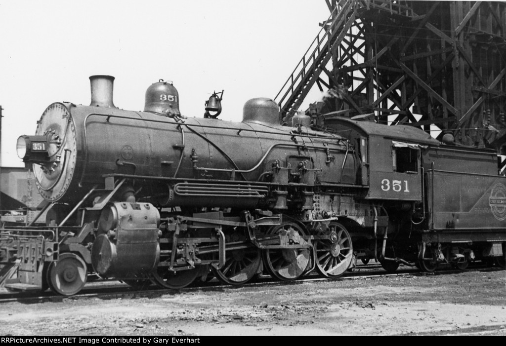 CGW 2-8-0 #351 - Chicago Great Western