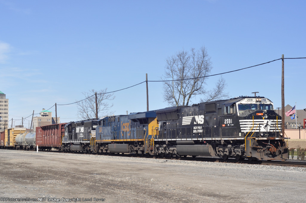 NS 2591 On NS 143 Eastbound