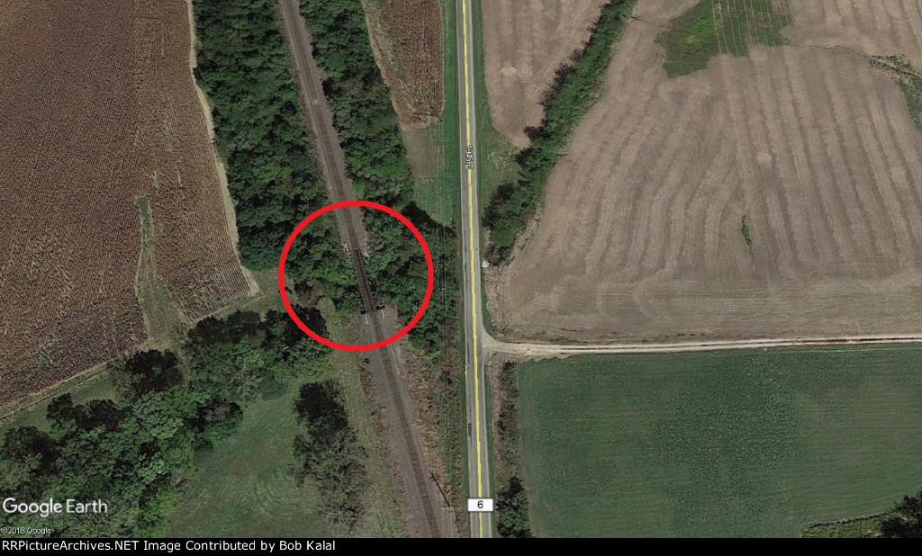 Creek Trestle along Clarksburg Road aerial