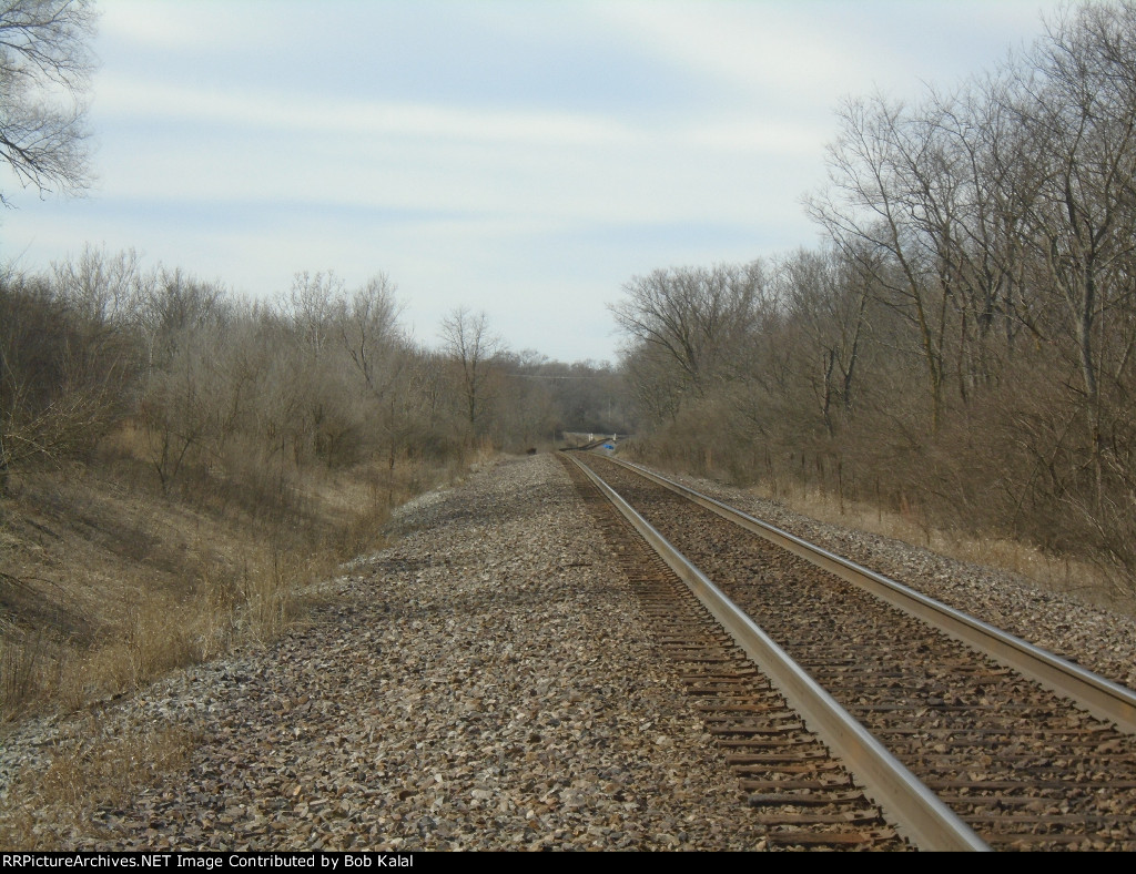 Looking Southwest at Wye Track