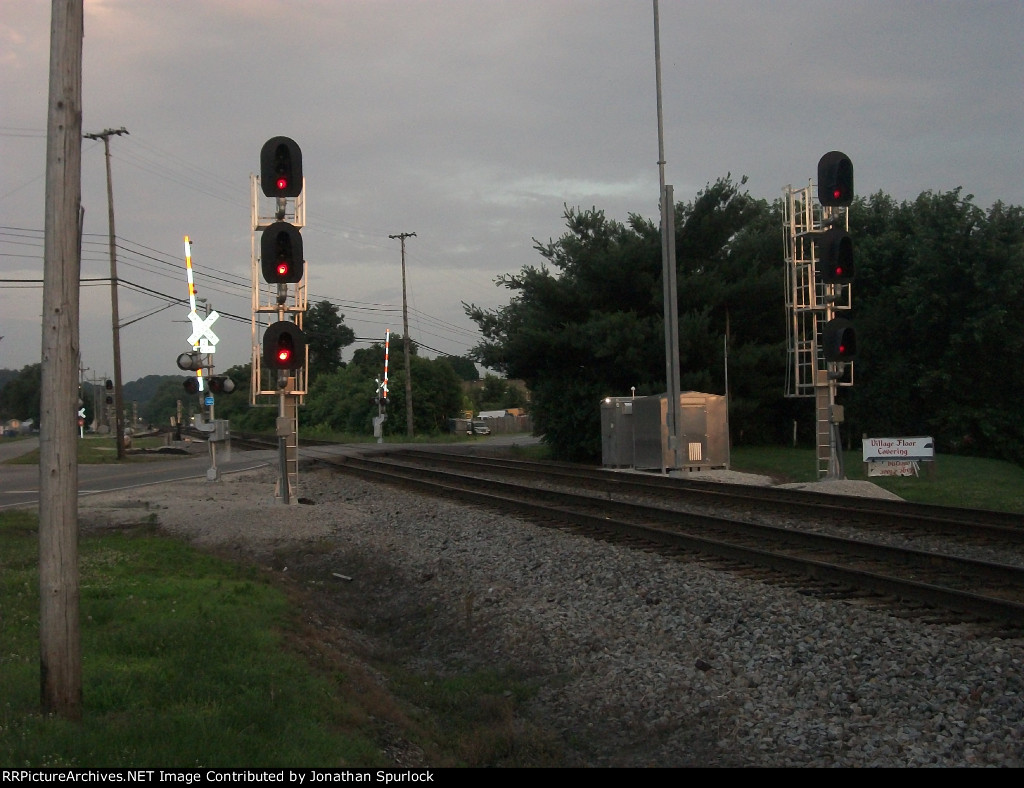 NS main line, looking east