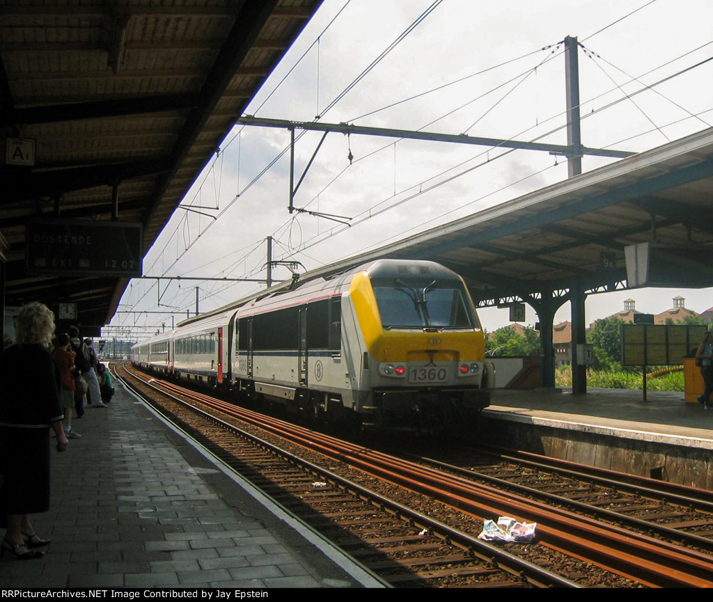 Intercity Train Arriving