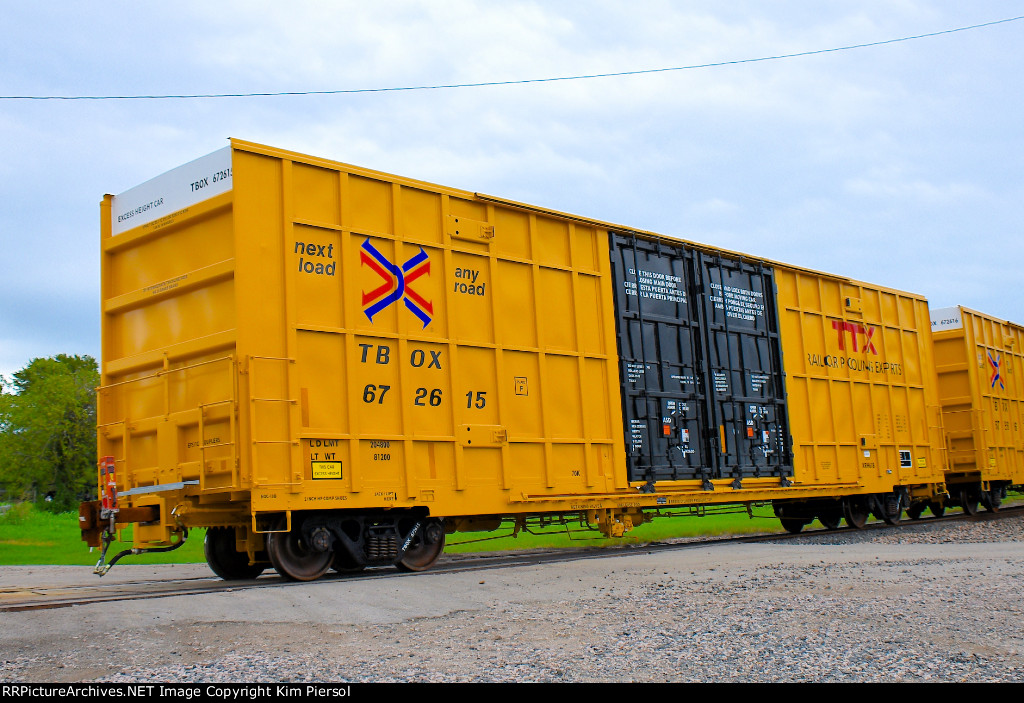 TBOX 672615 "TTX - Railcar Pooling Experts"