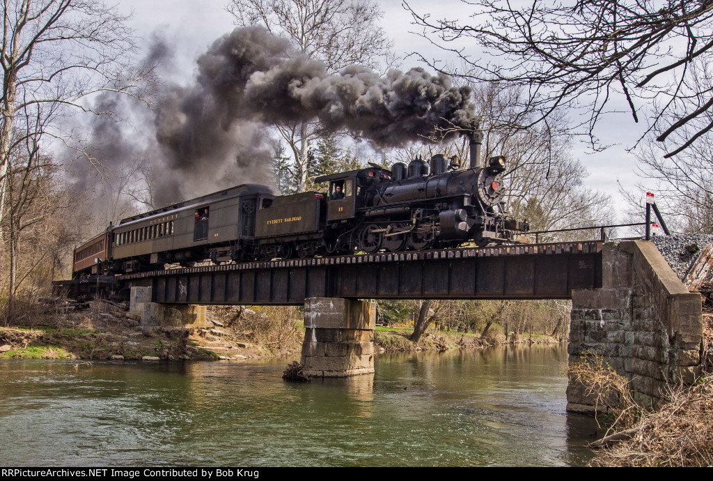 EV 11 crossing the Frankstown Branch of the Juniata River