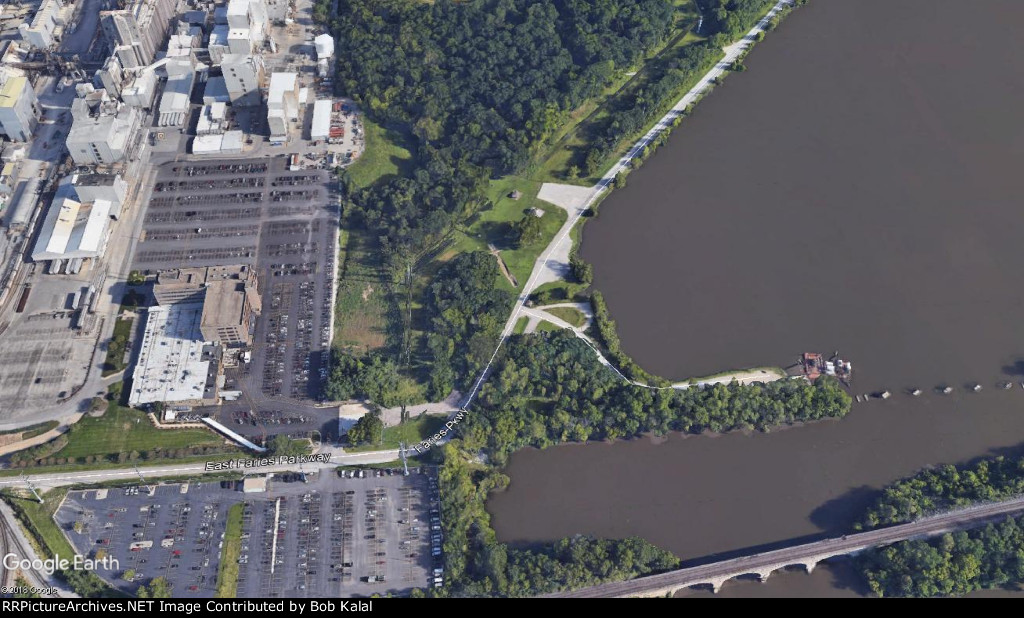 Decatur Abandoned IT Abutments Aerial