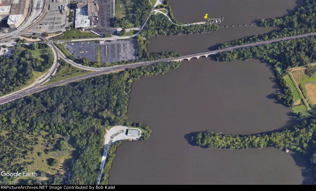 Decatur NS 4 Arch Bridge Aerial