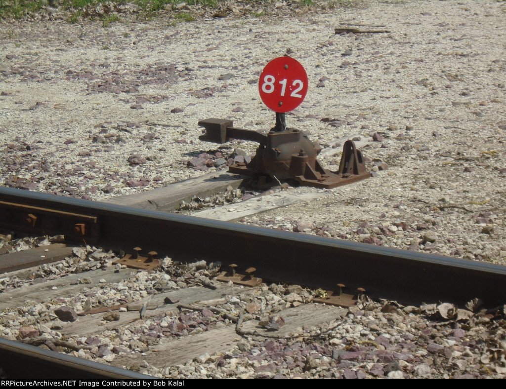 Switch Stand for northbound track into Railroad Wheel Plant