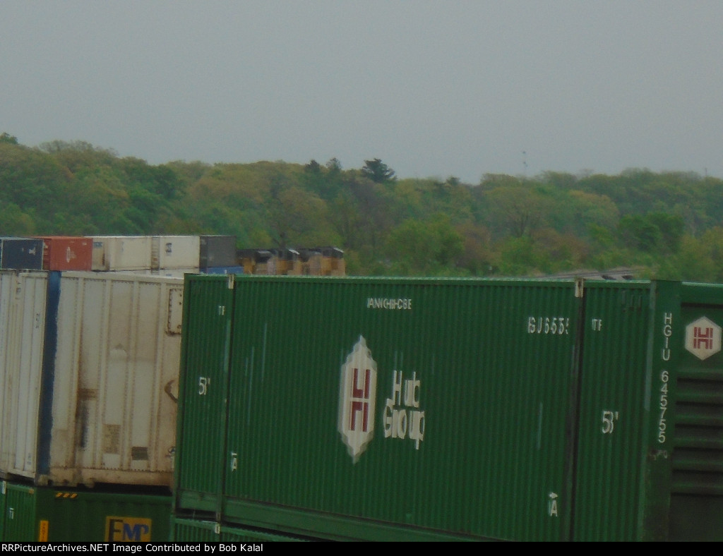 UP 6637 UP 8855 with UP 8557 UP 5982 bringing up the rear