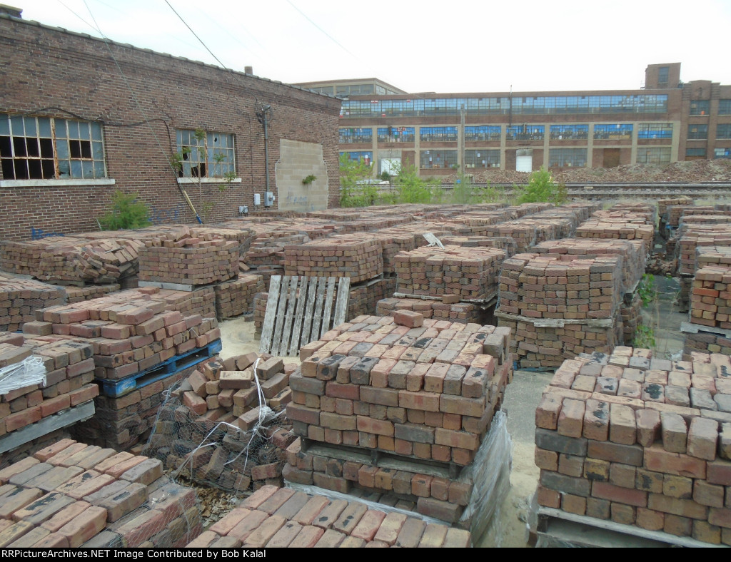on Wallace Street, these couple of Purington brick piles are sitting