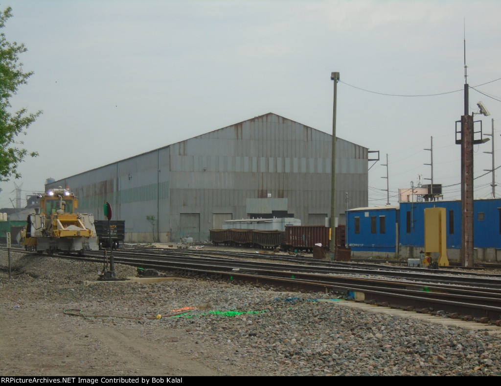 Looking East at Yard, Building & Track Equipment