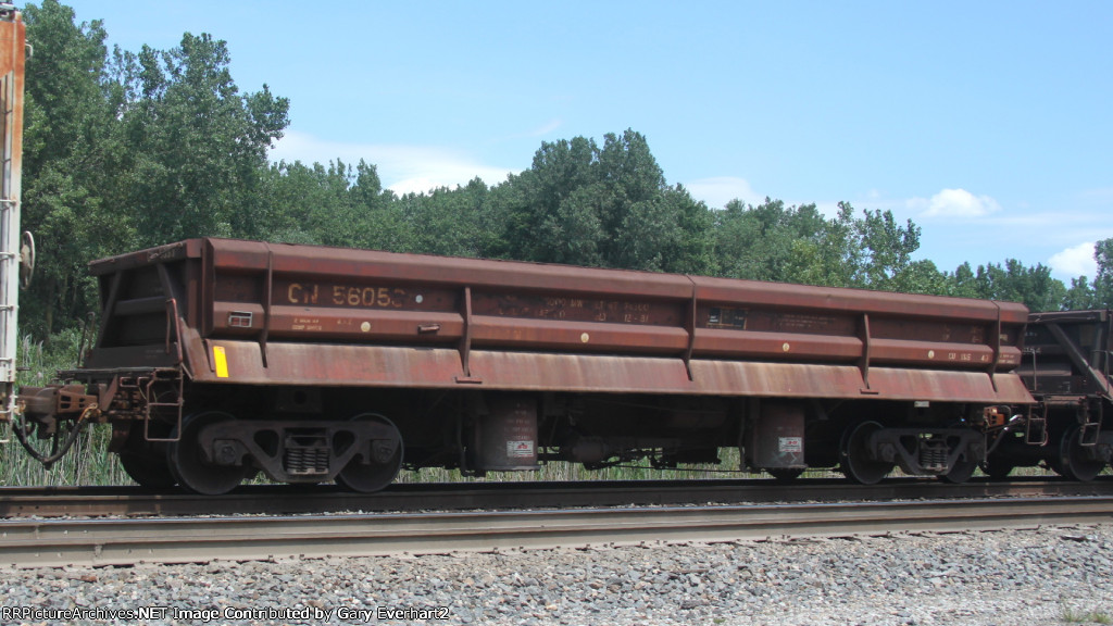 CN 56053 - Diffco Side Dump Ballast Car