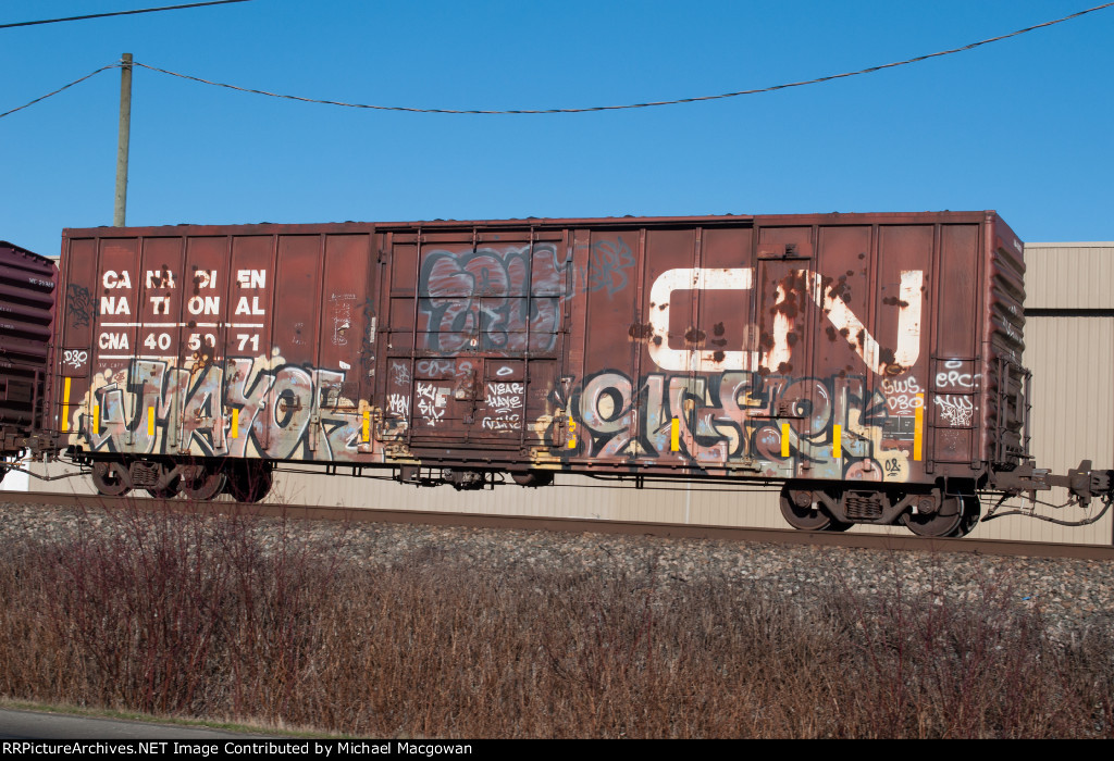 CNA 405071 50-6 ft Single Door Boxcar (side A)