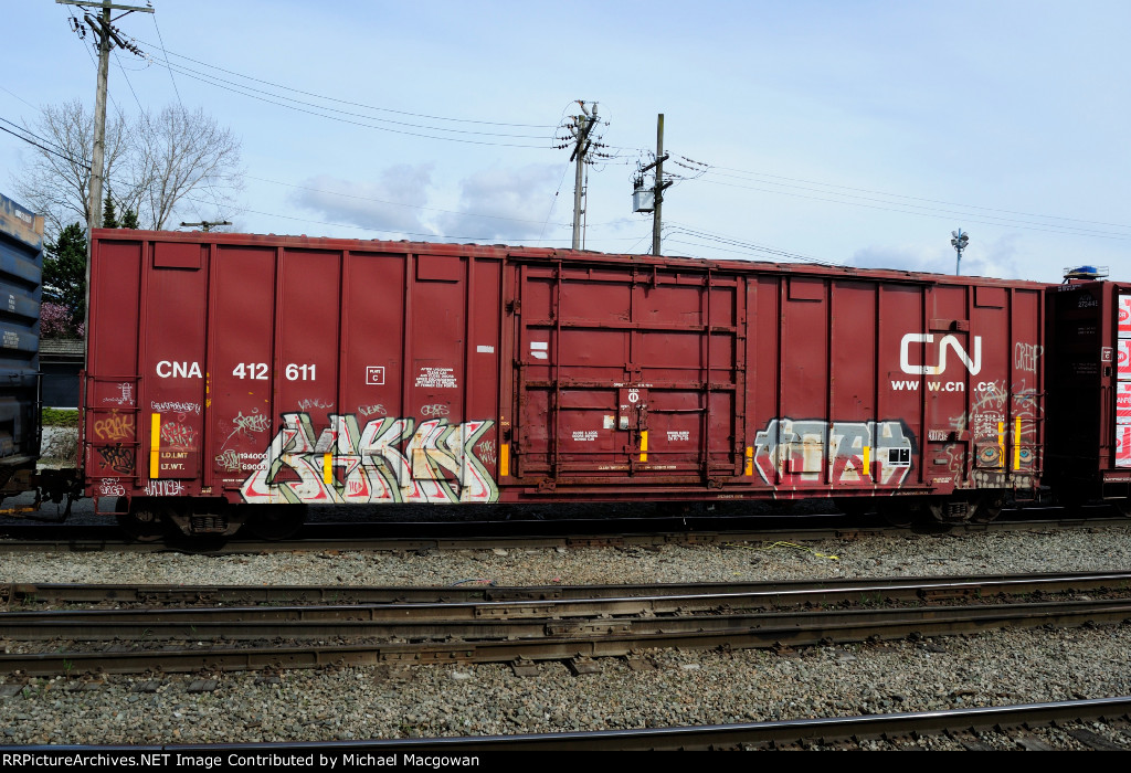 CNA 412611 50-6 ft Single Door Boxcar (side A)