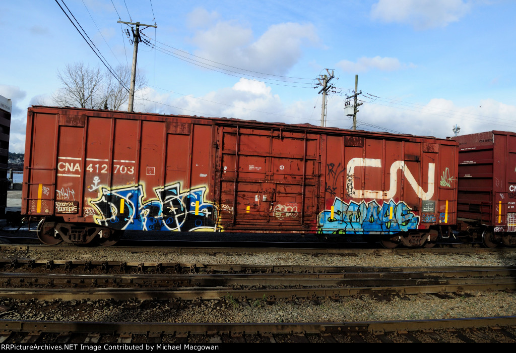 CNA 412703 50-6 ft Single Door Boxcar (side A)