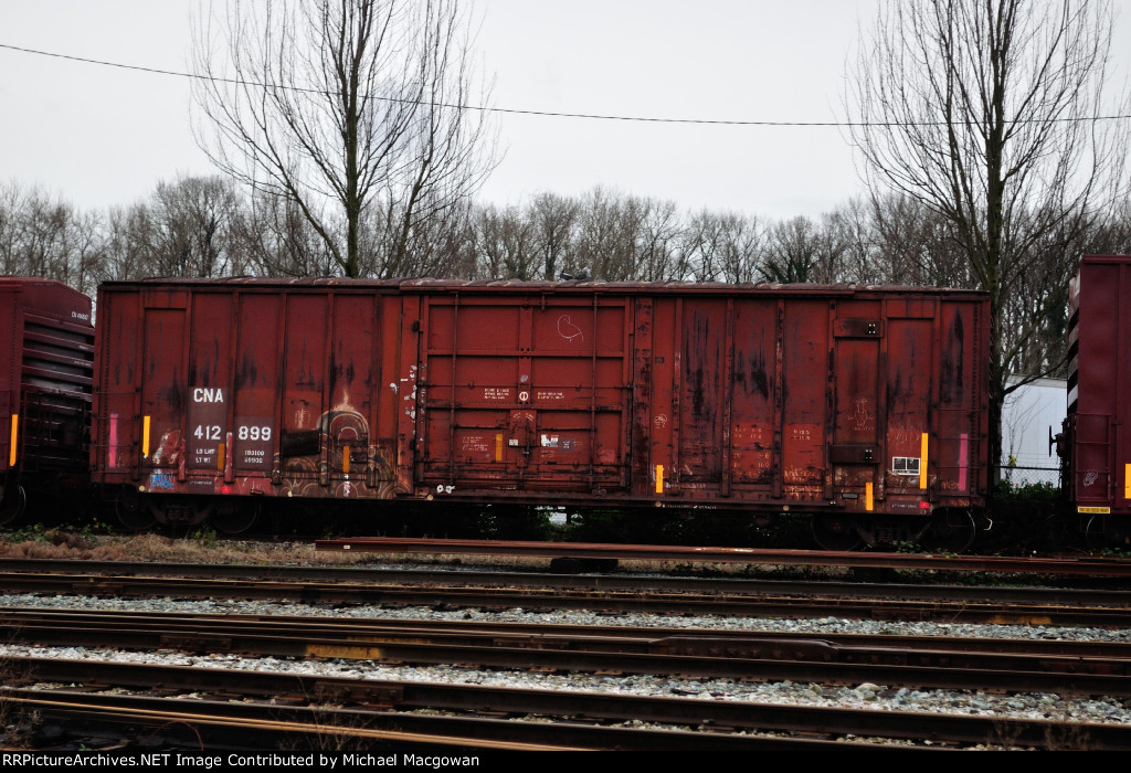 CNA 412899 50-6 ft Single Door Boxcar (side B)
