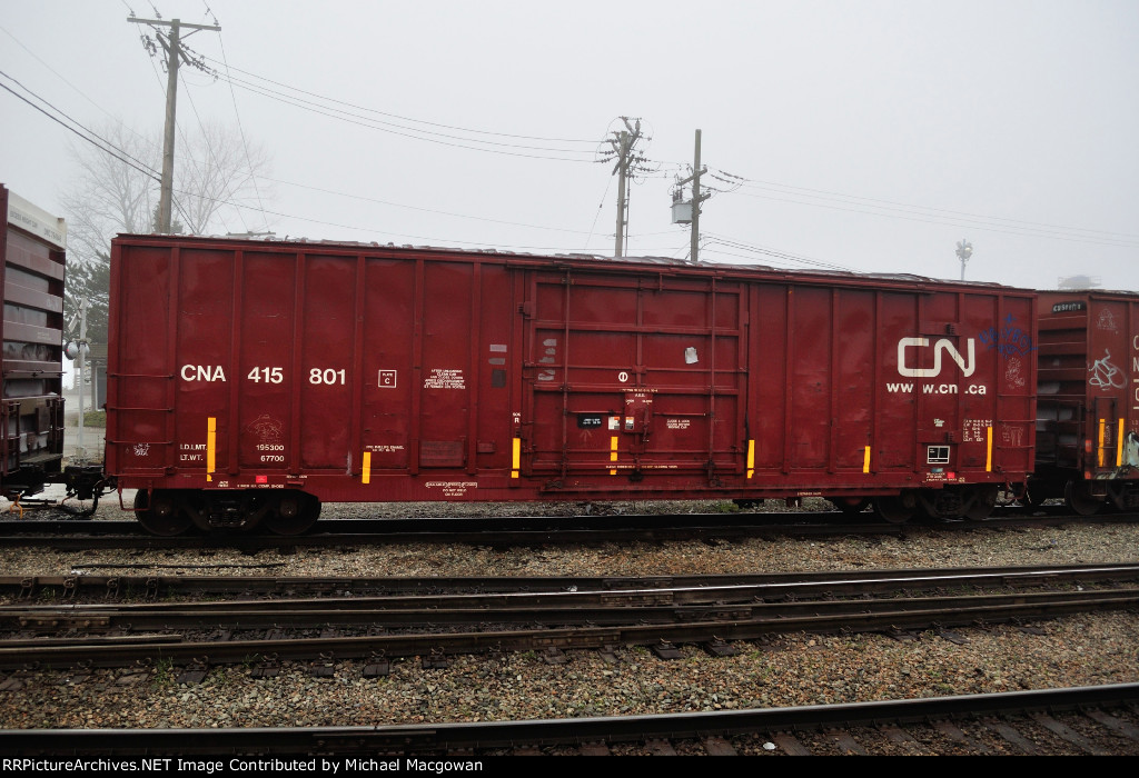 CNA 415801 50-6 ft Single Door Boxcar (side A)