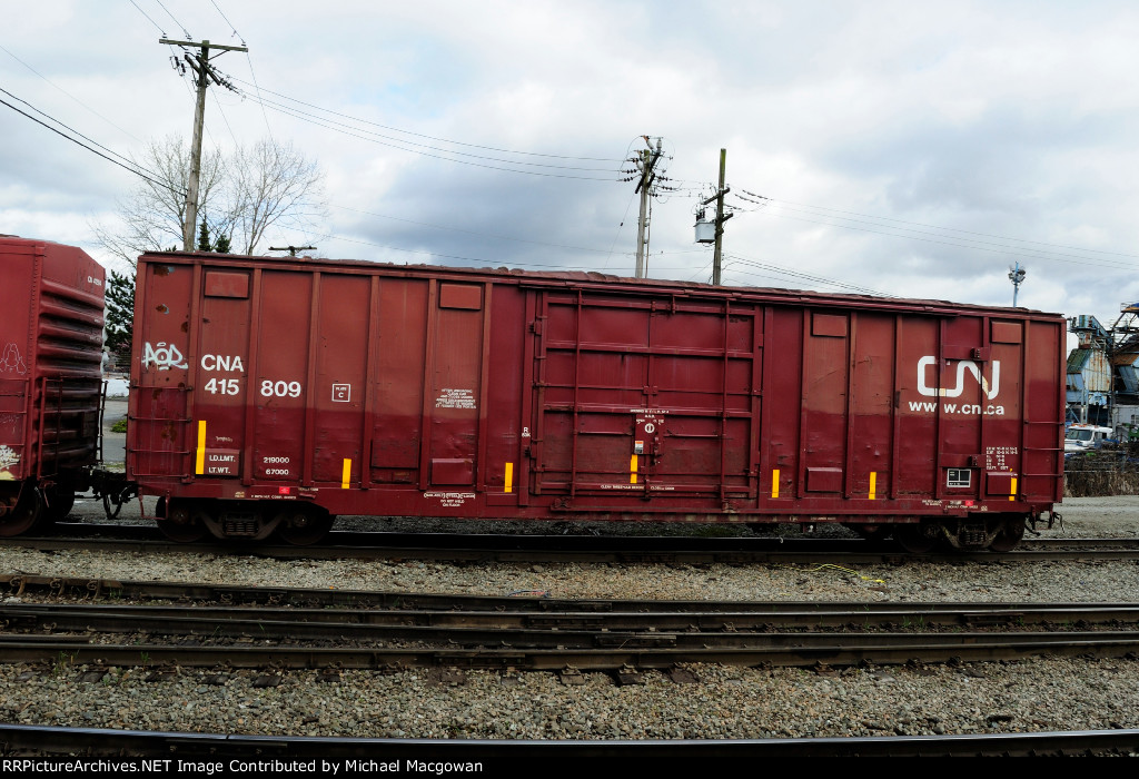 CNA 415809 50-6 ft Single Door Boxcar (side A)