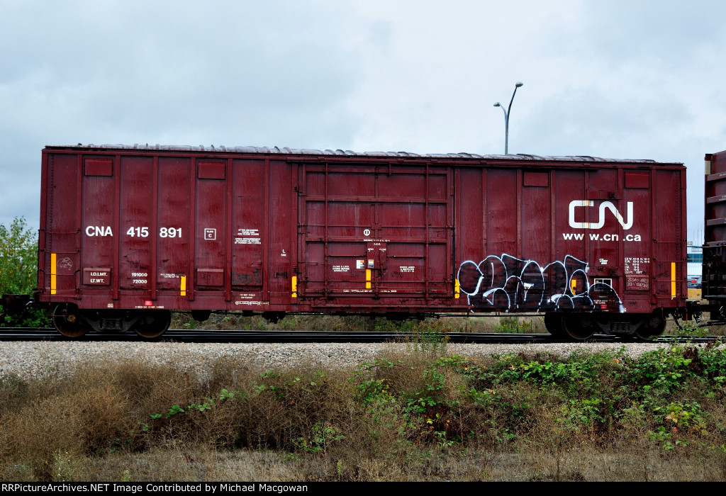 CNA 415891 50-6 ft Single Door Boxcar (side A2)