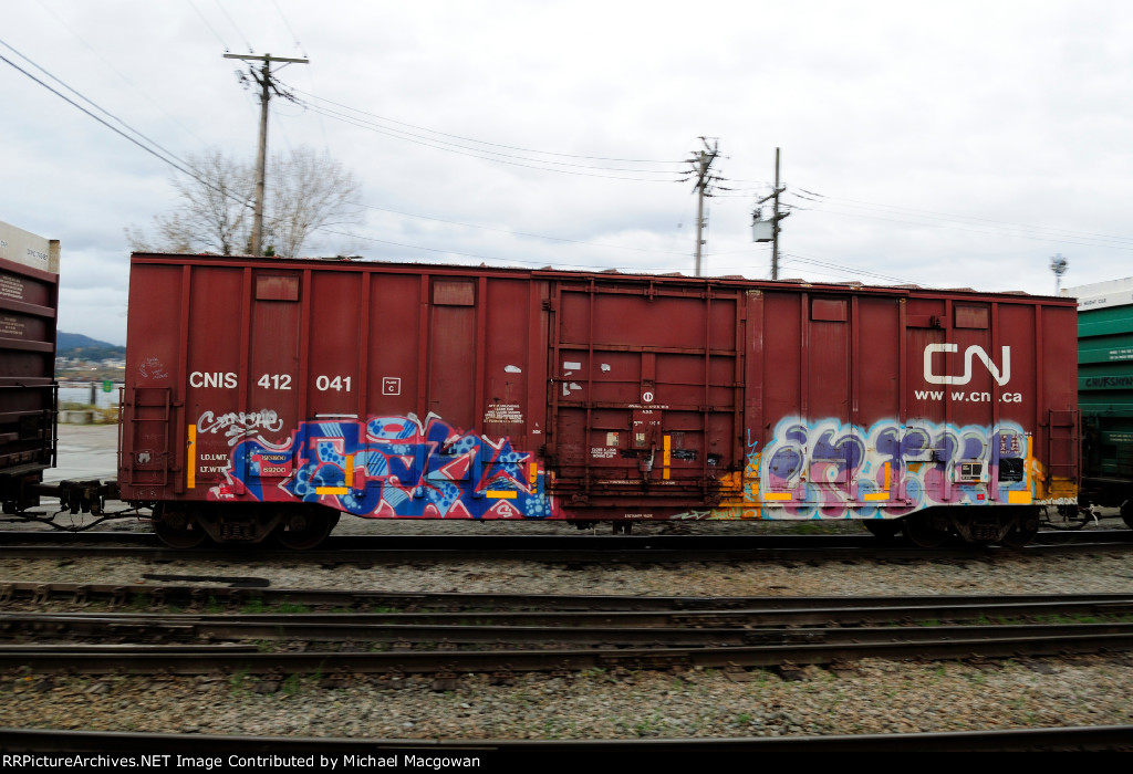 CNIS 412041 50-6 ft Single Door Boxcar (side A)