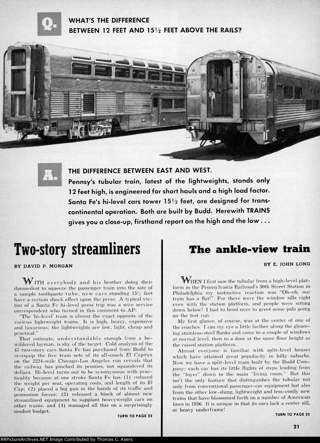 Tale Of The Tubular Train, Page 21, 1956