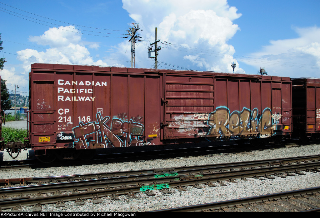 CP 214146 50-6 ft Single Door Boxcar (side A)