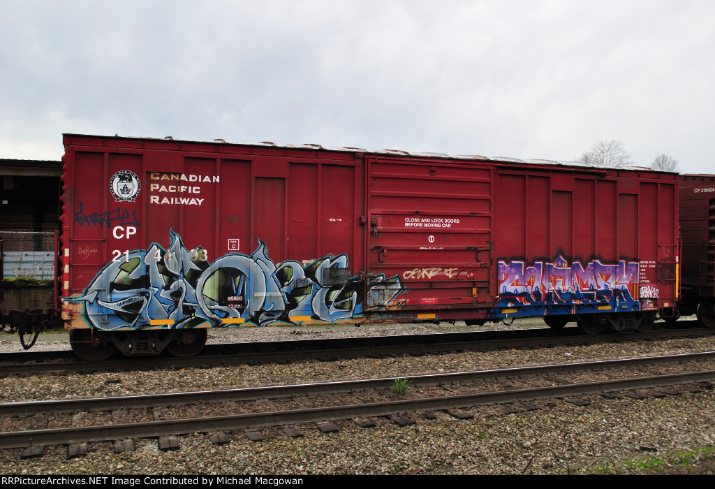 CP 214493 50-6 ft Single Door Boxcar (side A)