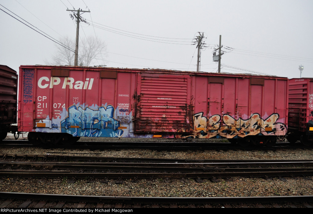 CPAA 211074 50-6 ft Single Door Boxcar (side A)