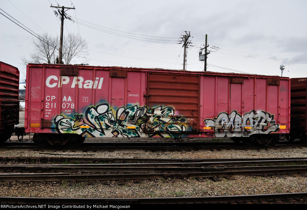 CPAA 211078 50-6 ft Single Door Boxcar (side A)