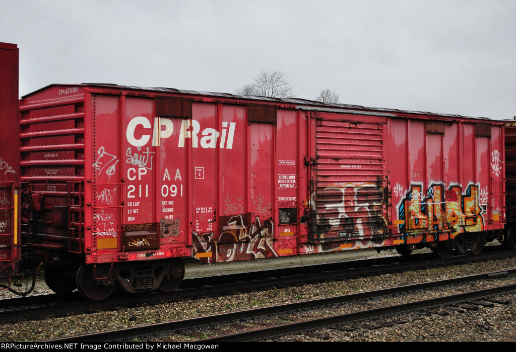 CPAA 211091 50-6 ft Single Door Boxcar (side A)