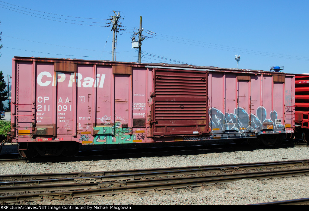 CPAA 211091 50-6 ft Single Door Boxcar (side B)