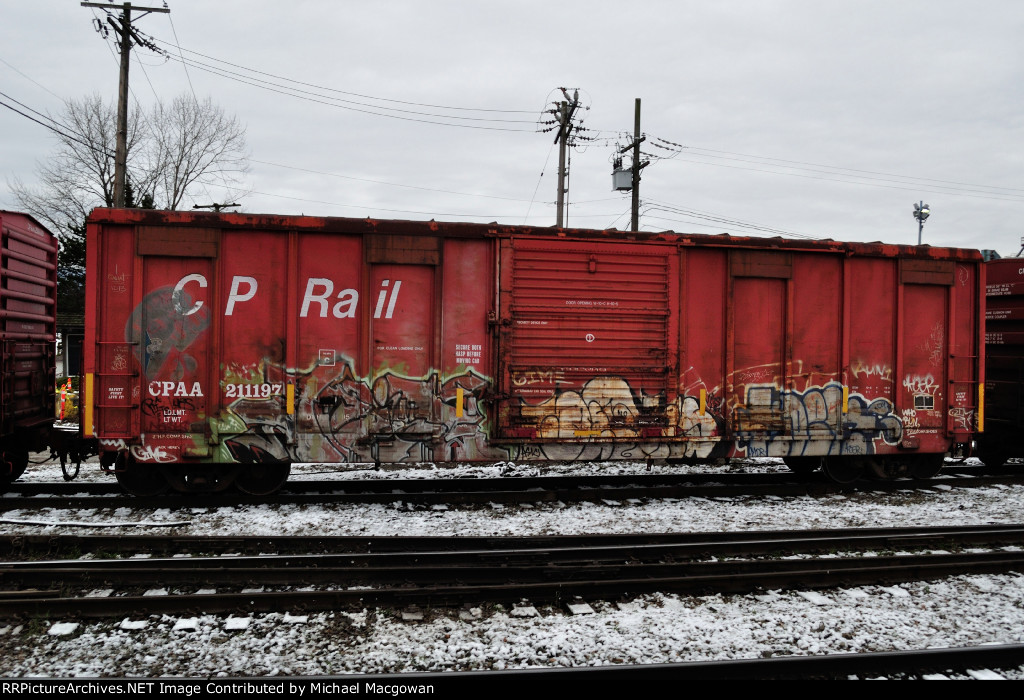 CPAA 211197 50-6 ft Single Door Boxcar (side A)