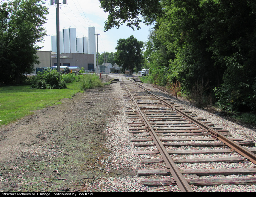 south of Western Ave. Wisconsin Central spur track Bridge over Fond Du ...
