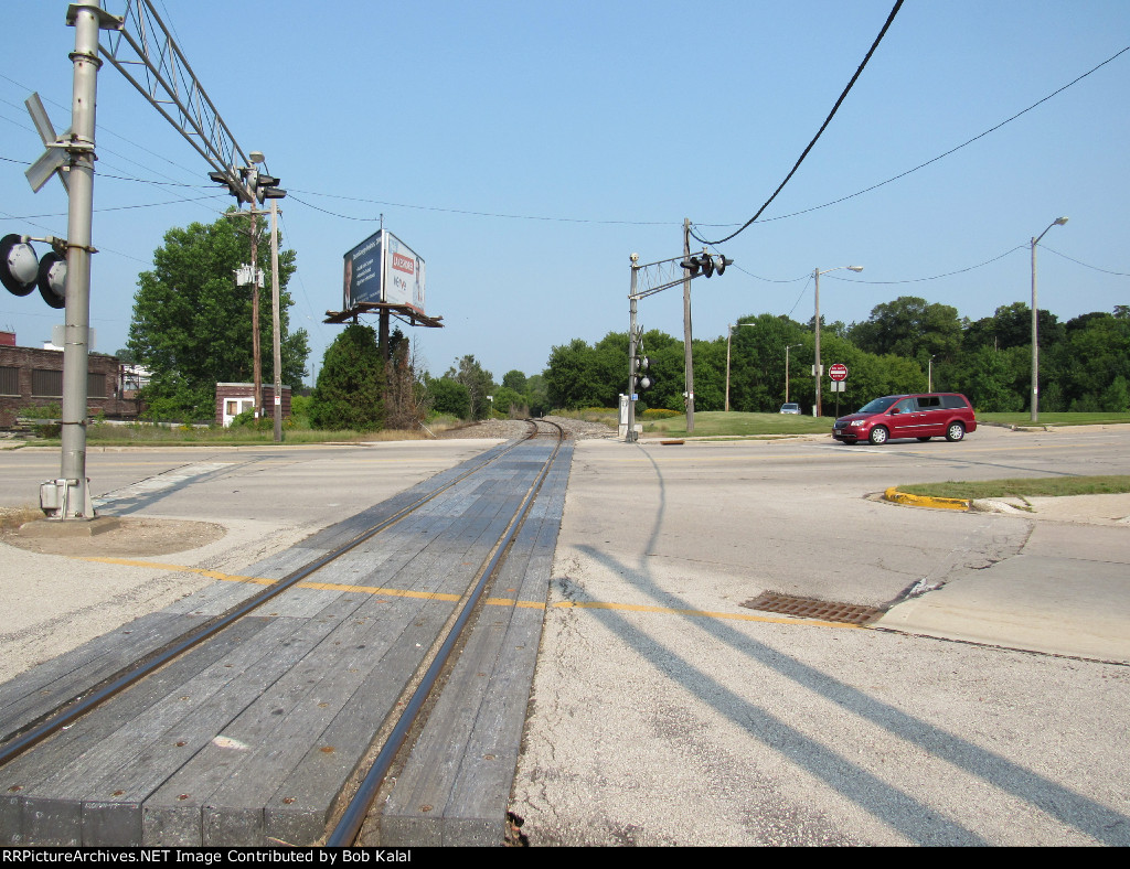 Wisconsin Central Penninsula Railroad Trestle track looking West