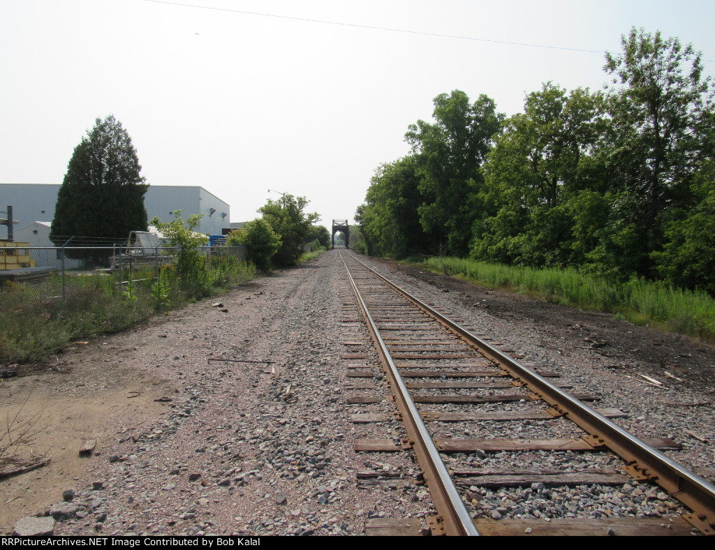 Wisconsin Central Penninsula Railroad Trestle track looking East