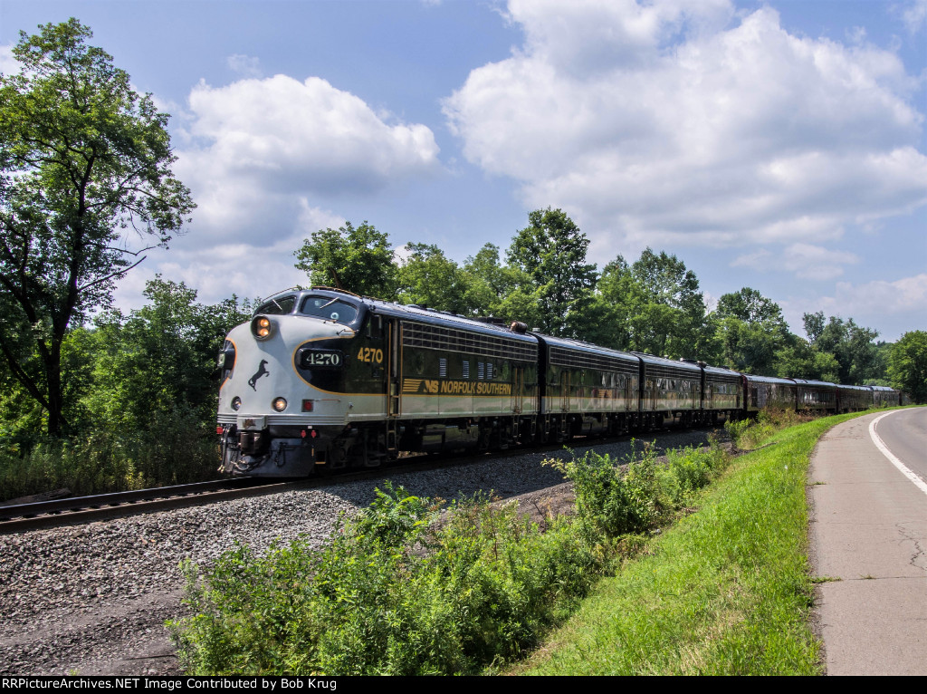 The OCS from alongside NY Route 7 in Wells Bridge