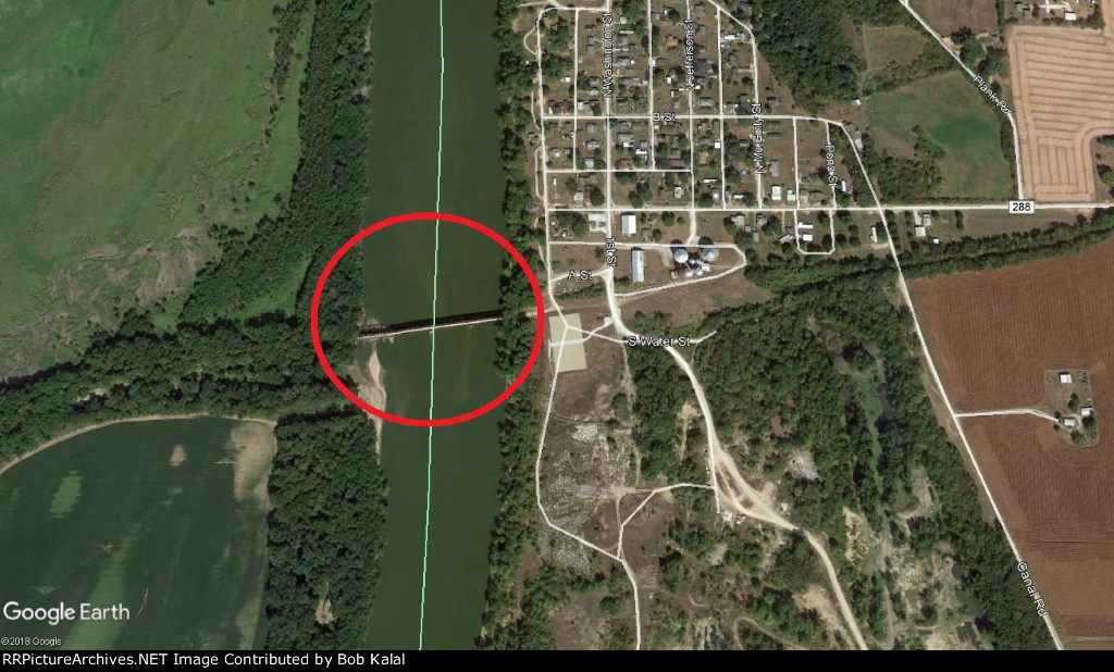 Montezuma B&O Bridge Aerial