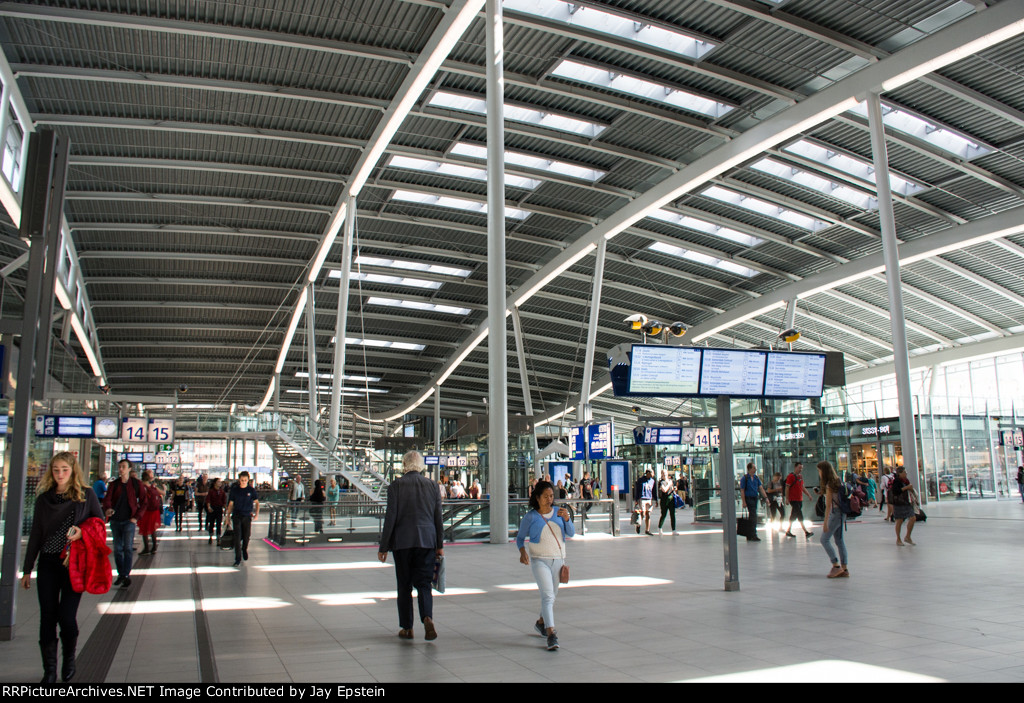 Interior of Utrecht Central Station