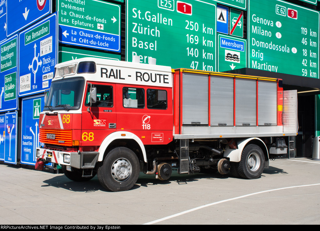 Hi-Rail Fire Engine